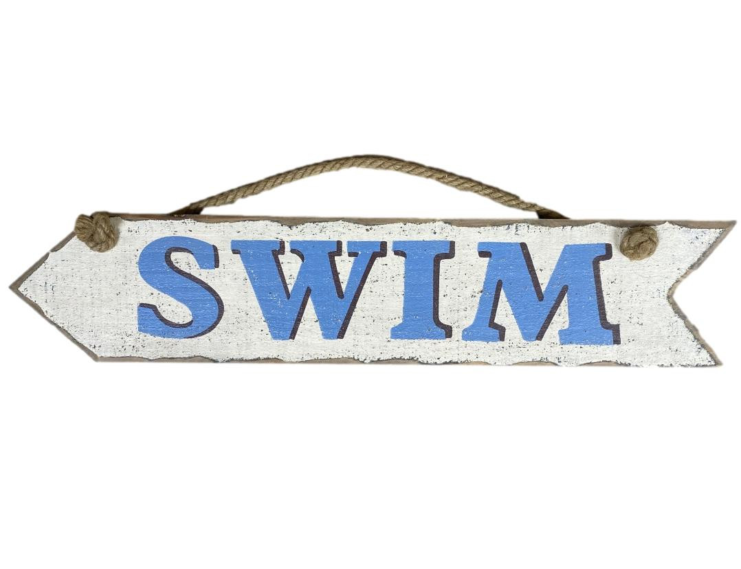 Swim Pointer Directional Sign