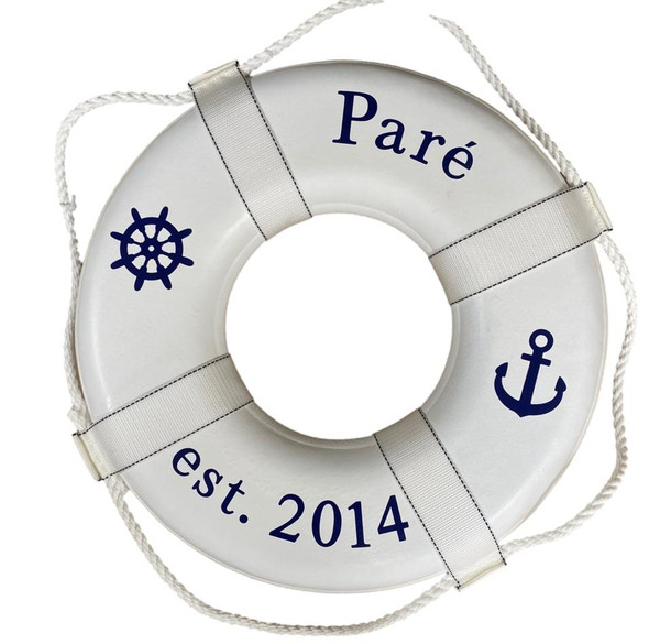 Authentic Coast Guard Life Ring Preserver Personalized