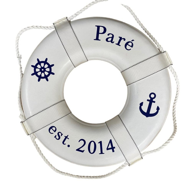 Authentic Coast Guard Life Ring Preserver Personalized