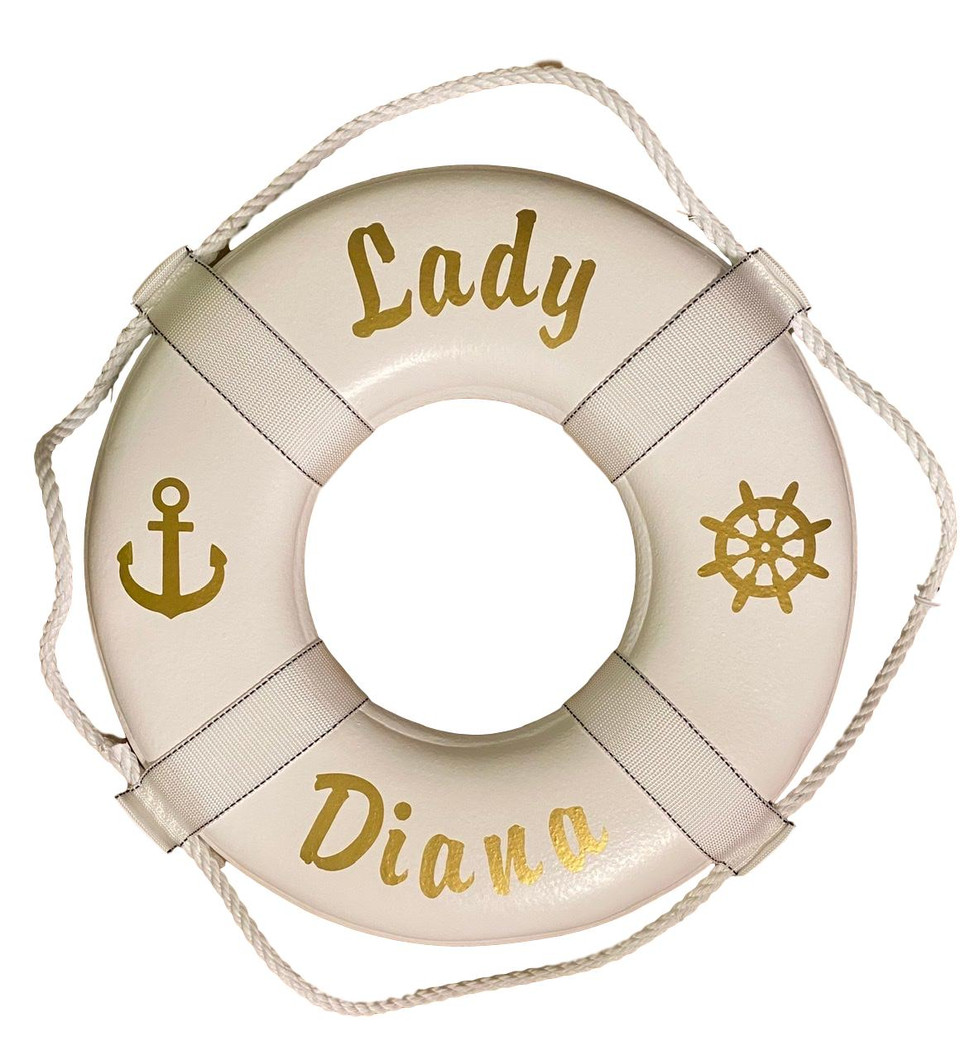 Authentic Coast Guard Life Ring Preserver Personalized