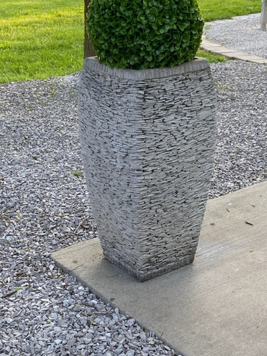 Tall Rock Pot - Allison's Concrete & Gifts