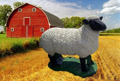 Life Size Sheep - Allison's Concrete & Gifts