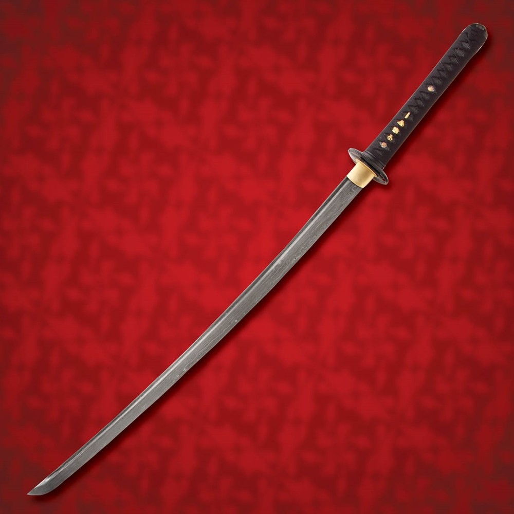 Red Damascus Katana - Atlanta Cutlery Corporation