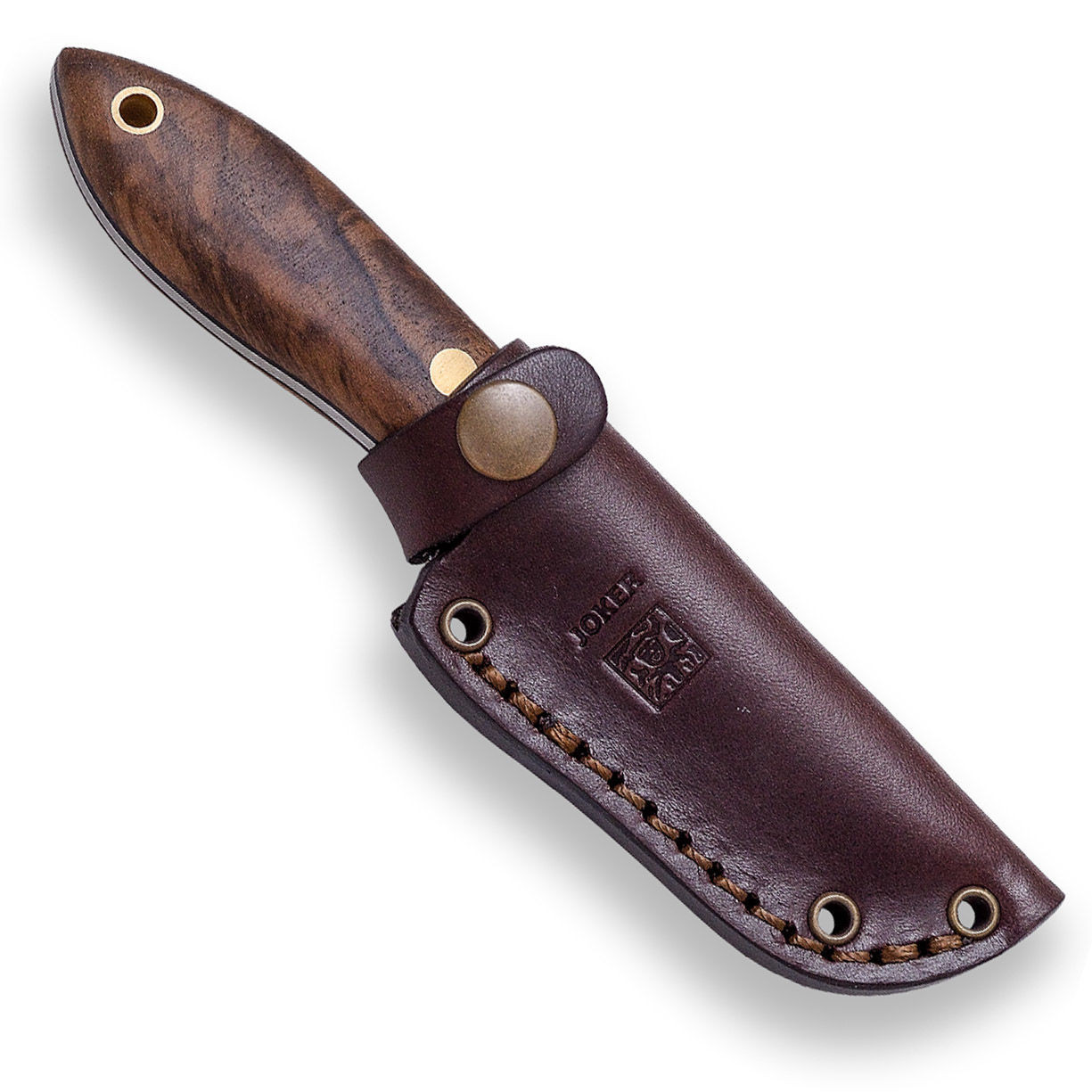 Joker Avispa Scandi Walnut Handle Survival and Bushcraft Knife ...