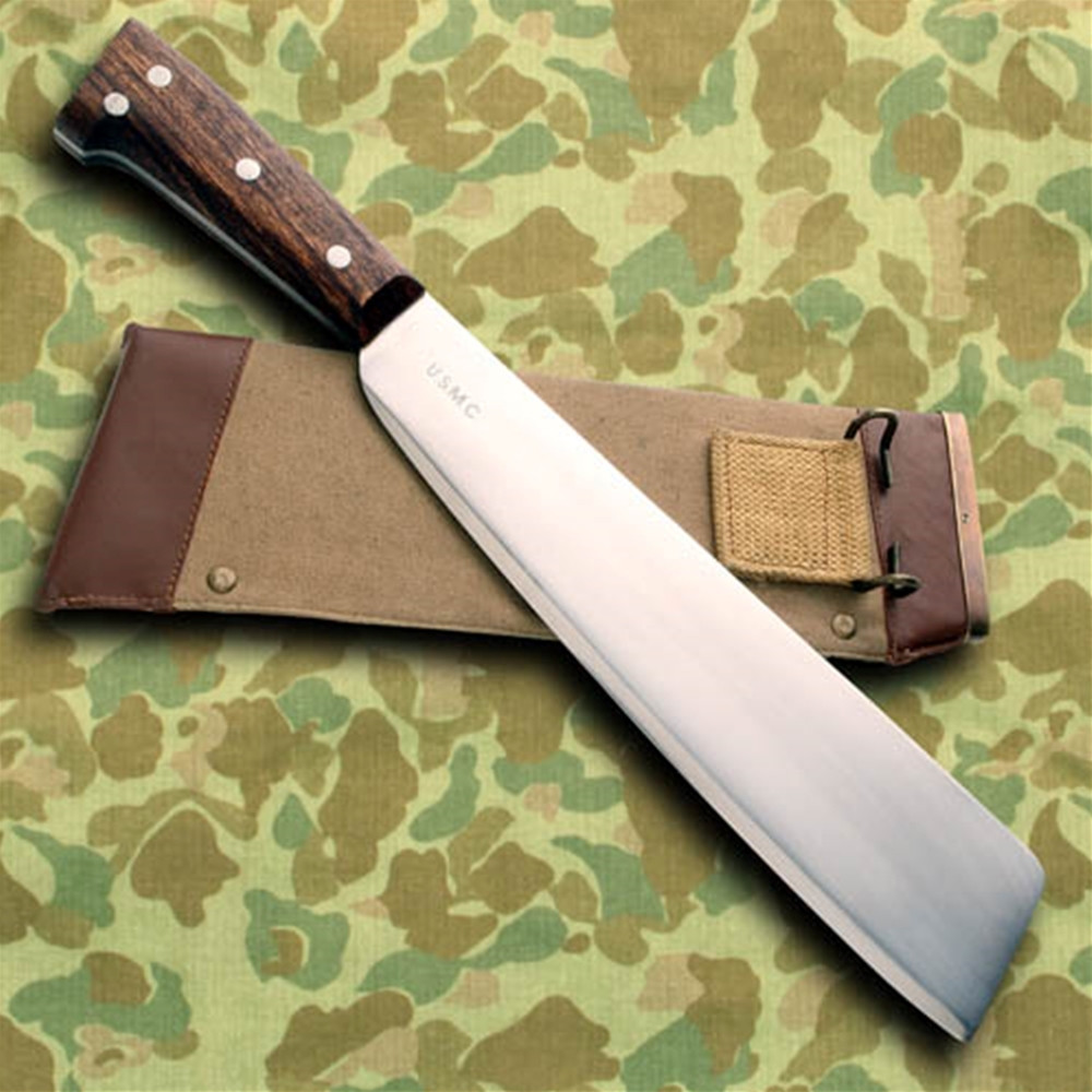 WWII Square Tip Machete – Classic Military Bolo Design
