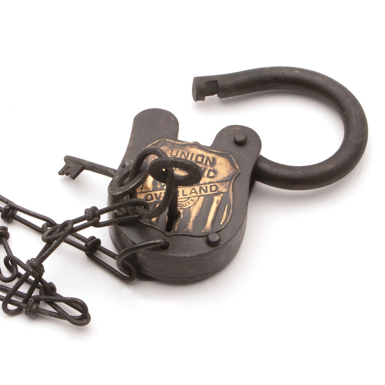 Union Pacific Overland Railroad Lock with Keys