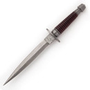 Damascus Commando Dagger w/ Wood Handle - Atlanta Cutlery Corporation