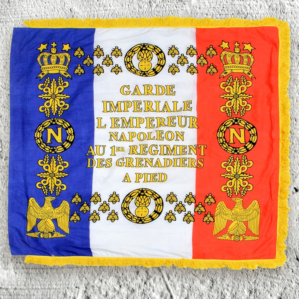 Napoleonic 1st Regiment Grenadier Flag Replica