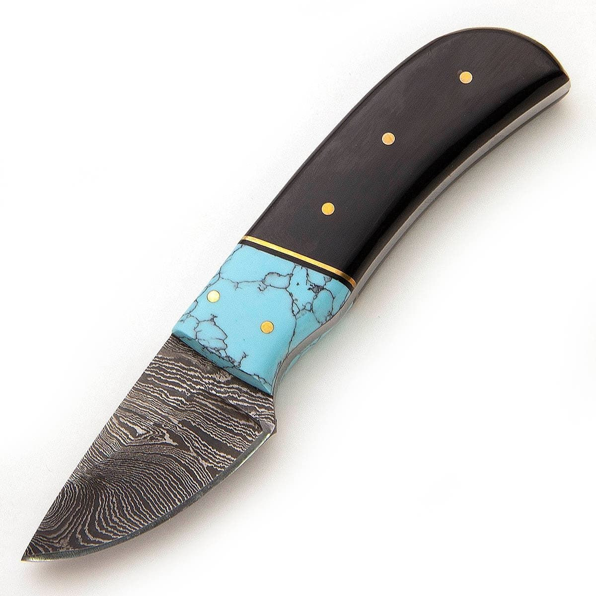 Damascus Turquoise Skinner - Atlanta Cutlery Corporation