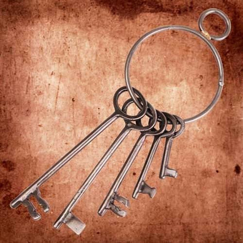 Metal Skeleton Jailers Keys - Atlanta Cutlery Corporation