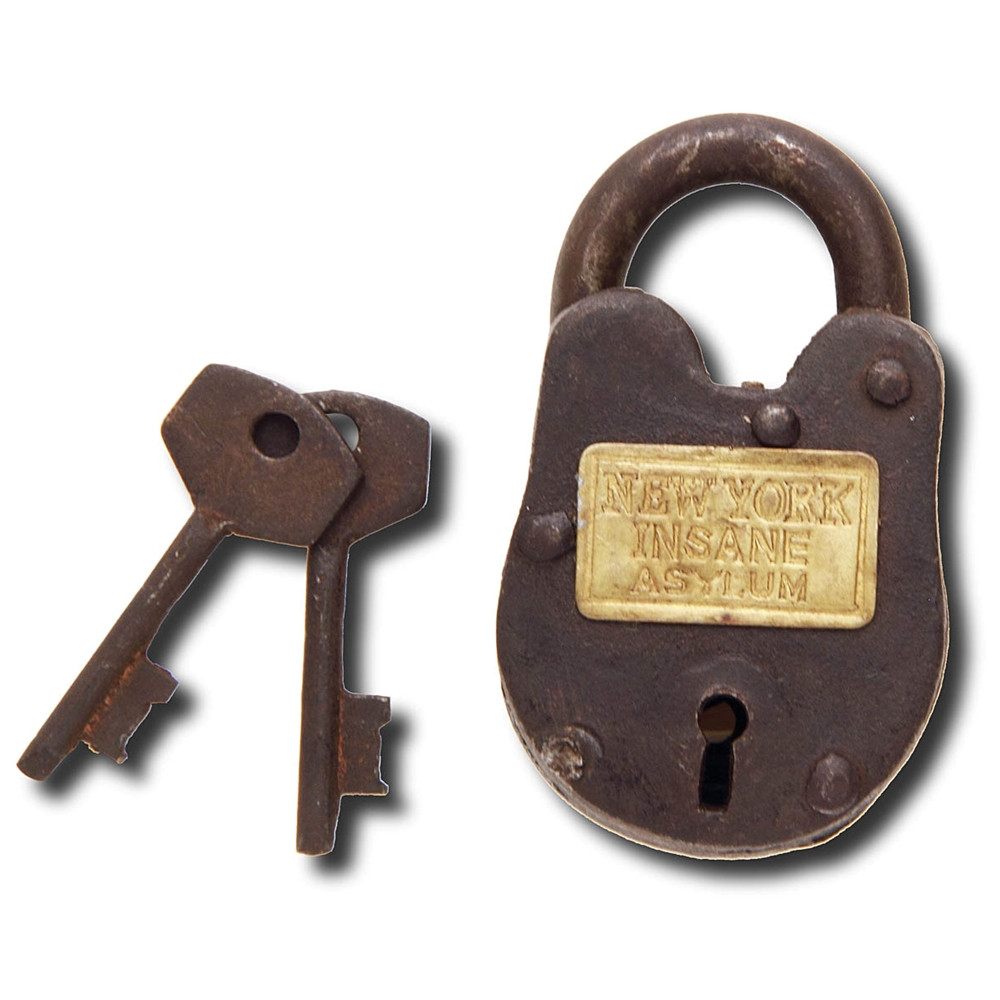 NY Insane Asylum Padlock - Atlanta Cutlery Corporation