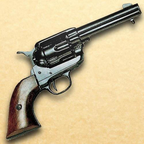 1873 Fast Draw Short Barrel Old West Revolver - Antique Grey Finish ...