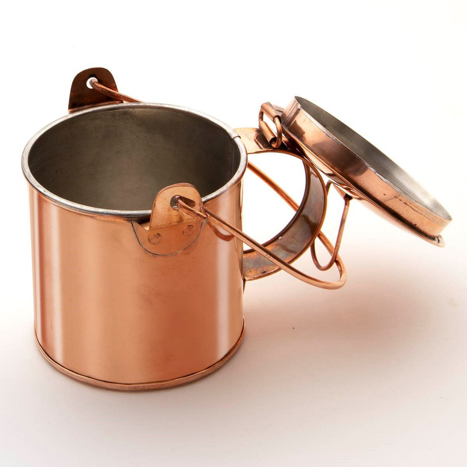 Solid Copper Coffee Can - Atlanta Cutlery Corporation