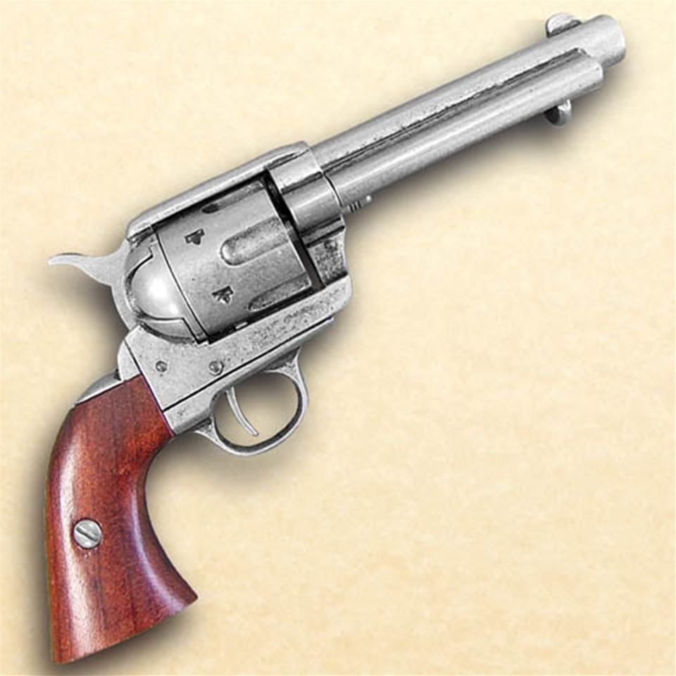 1873 Cavalry Single Action Old West Revolver - Antique Grey - Atlanta ...