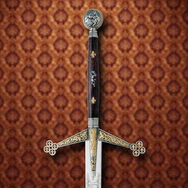 Silver and Gold Claymore by Marto | Decorative Claymore for Sale