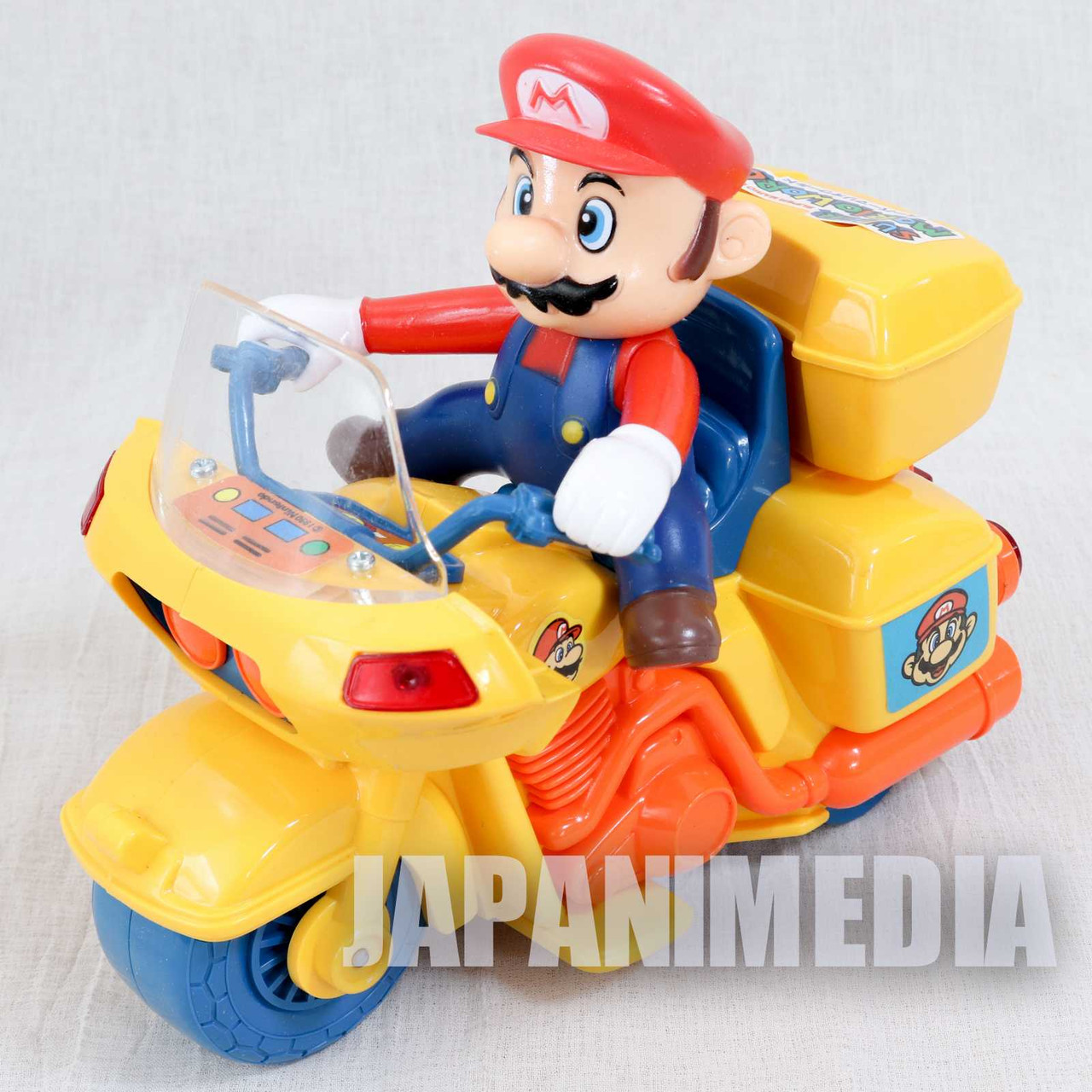 Retro RARE! Super Mario World Mario on Motorcycle Figure Nomura Toy ...