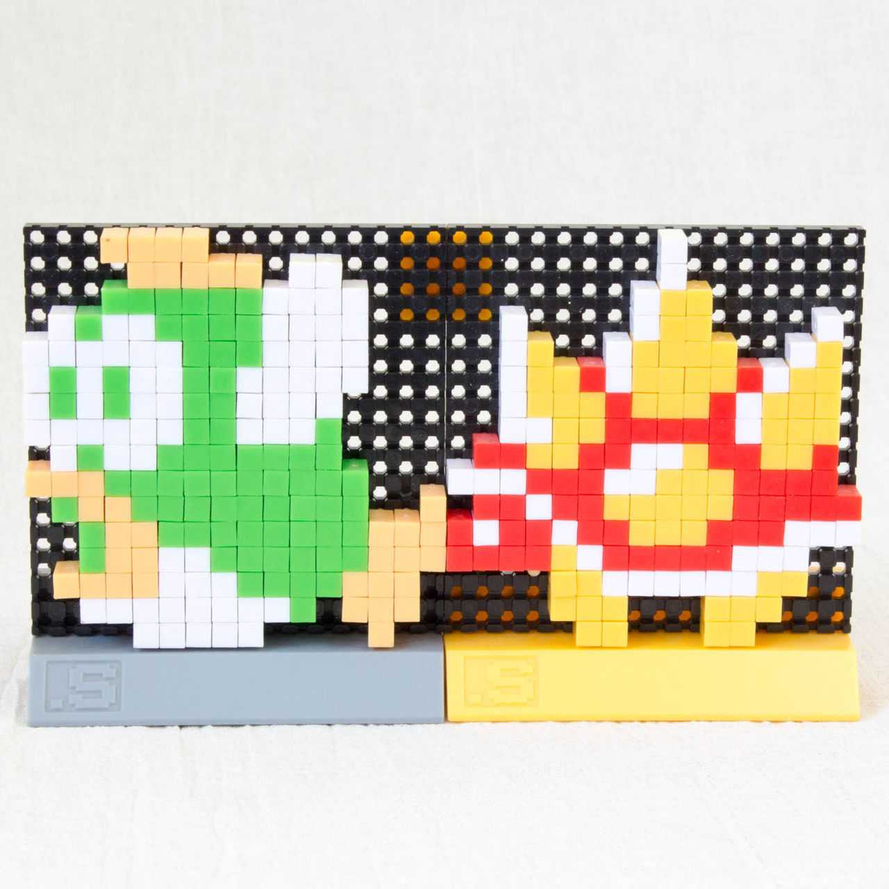 Super Mario Bros. .S (Dots ) C Set Puzzle Pin Panel Toy Tomytec JAPAN ...