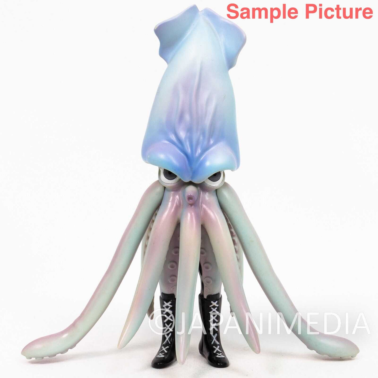 RARE Ika Calamari Wrestler Movie Figure Keychain Transparent ver. JAPAN ...