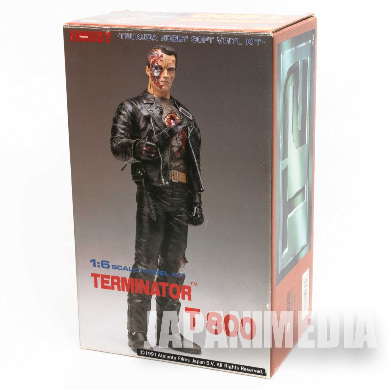 Terminator T800 1/6 Scale Soft Vinyl Model Kit Tsukuda Hobby JAPAN ...