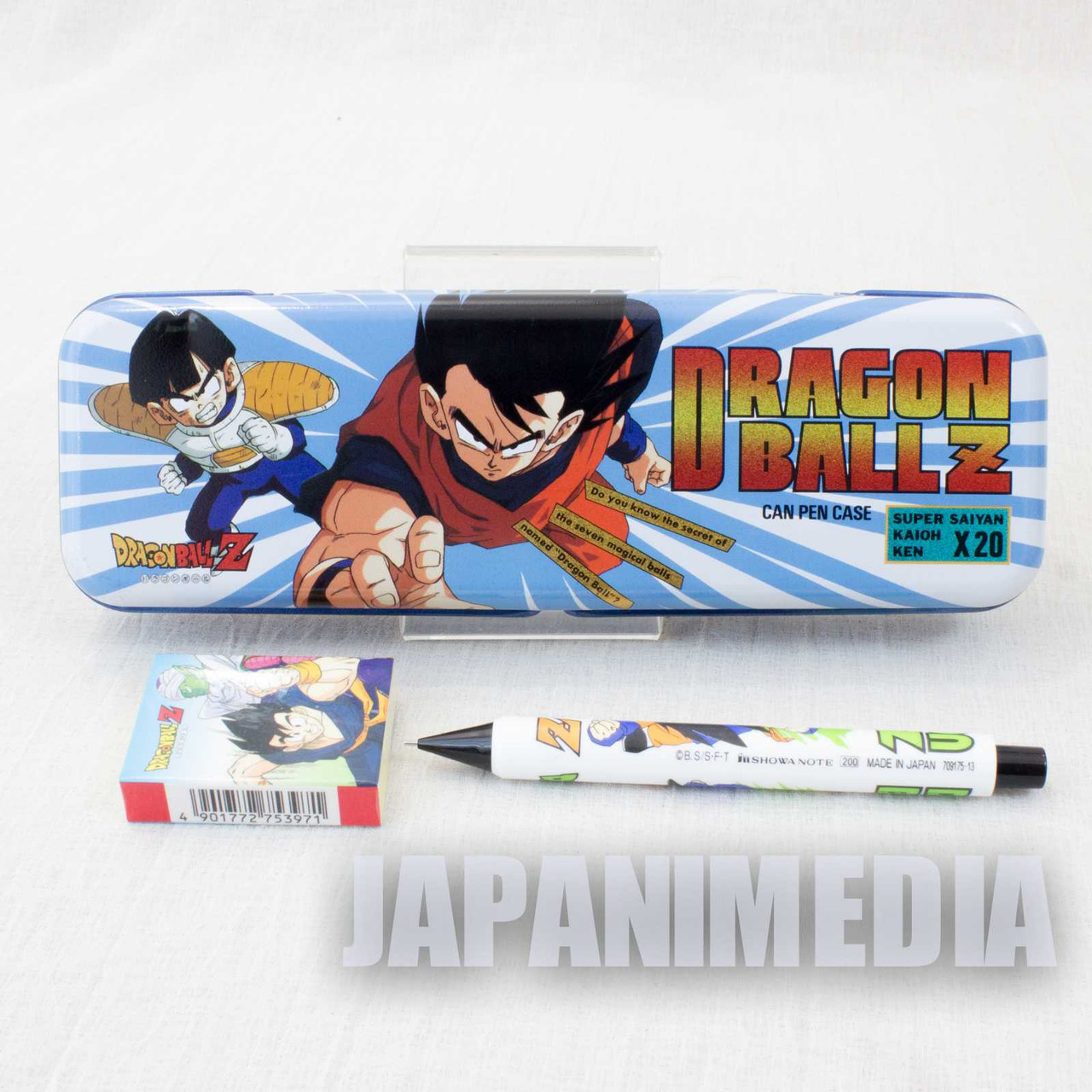 Dragon Ball Z Can Pen Case + Mechanical pencil + Eraser Japanimedia Store