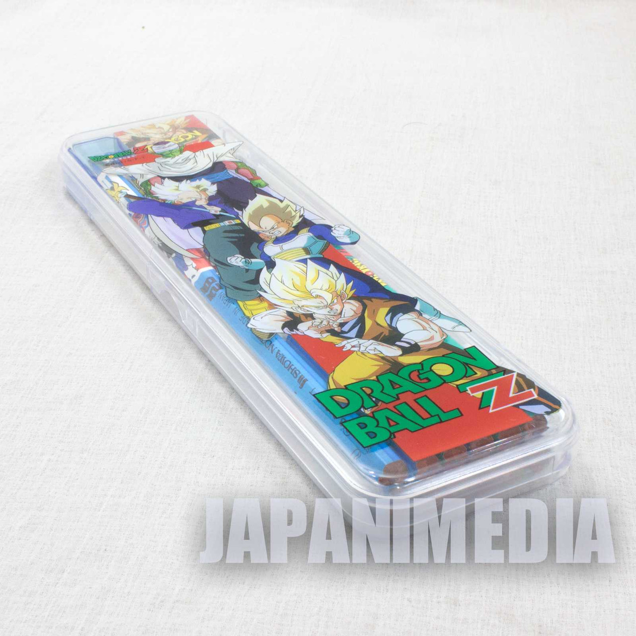 Dragon Ball Z Plastic Pen Case + Pencil + Eraser + Pencil Sharpener ...
