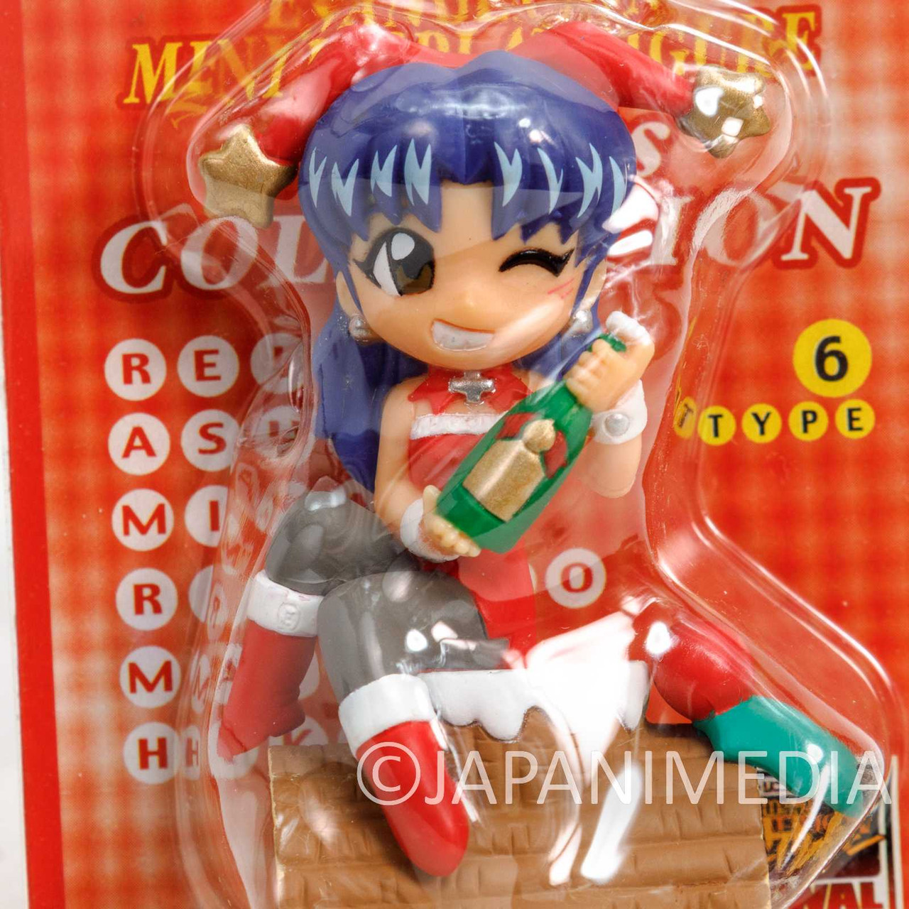 Evangelion Misato Katsuragi Mini Display Figure Christmas ver. JAPAN ...