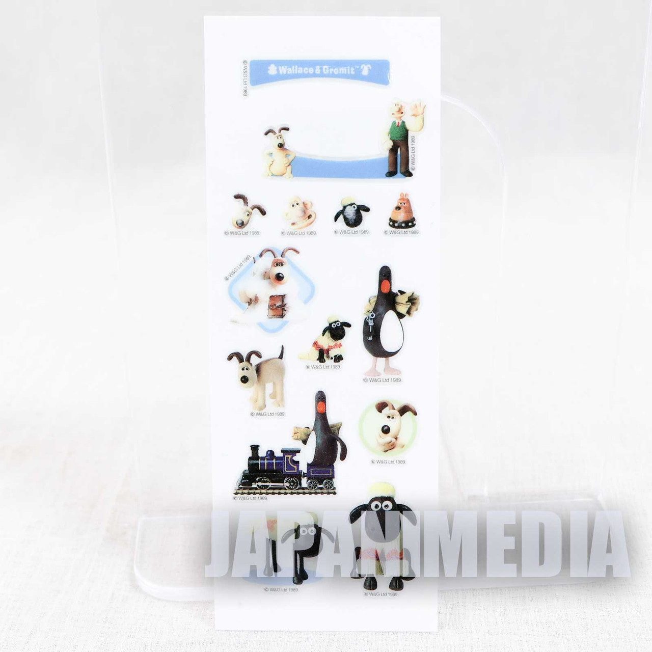 Wallace & Gromit Sticker Sheet 6pc Set JAPAN Ardman ANIME Japanimedia Store