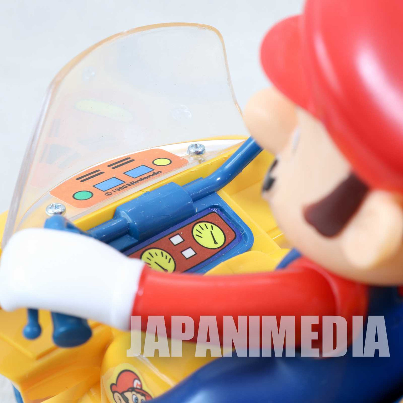 Retro RARE! Super Mario World Mario on Motorcycle Figure Nomura Toy ...