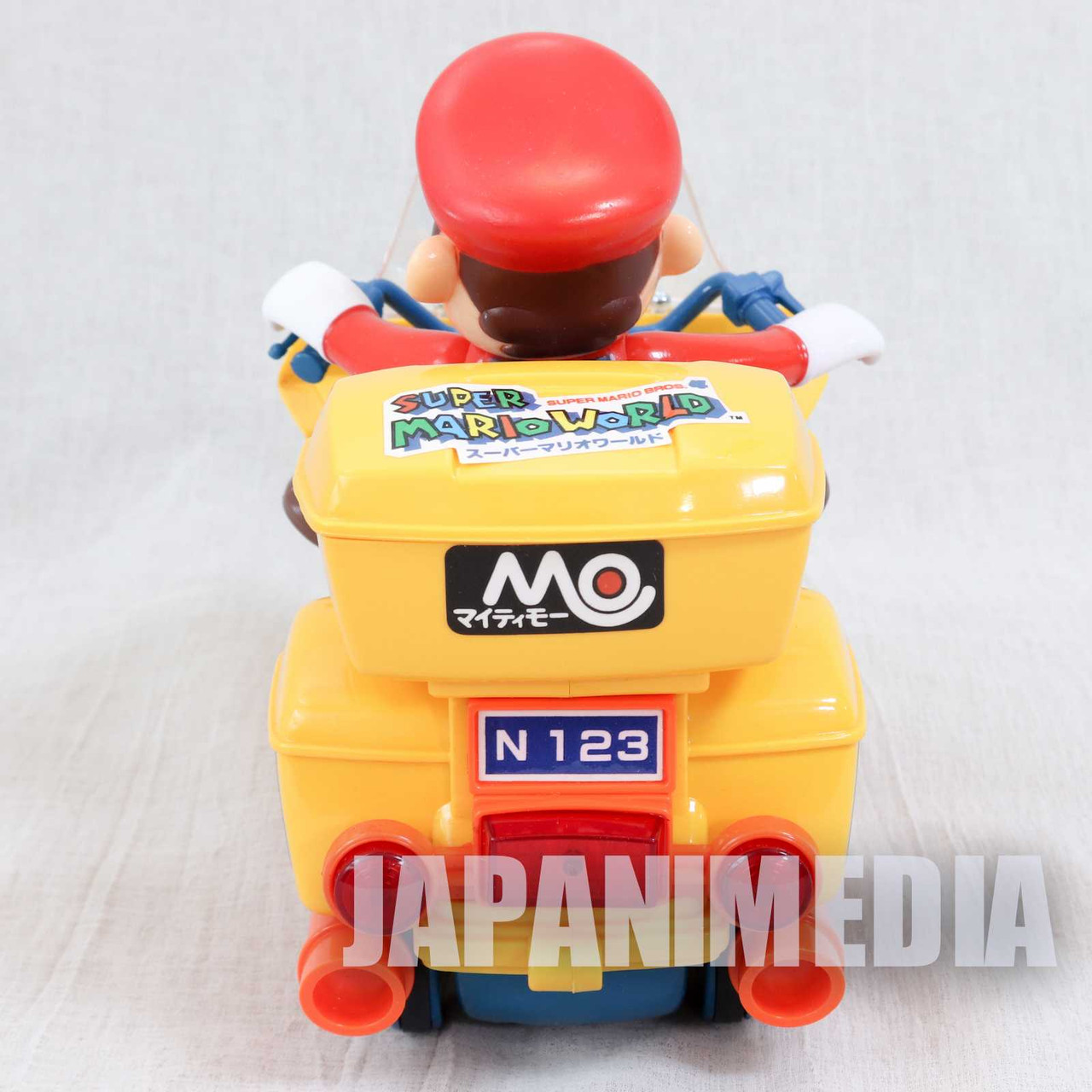 Retro RARE! Super Mario World Mario on Motorcycle Figure Nomura Toy ...