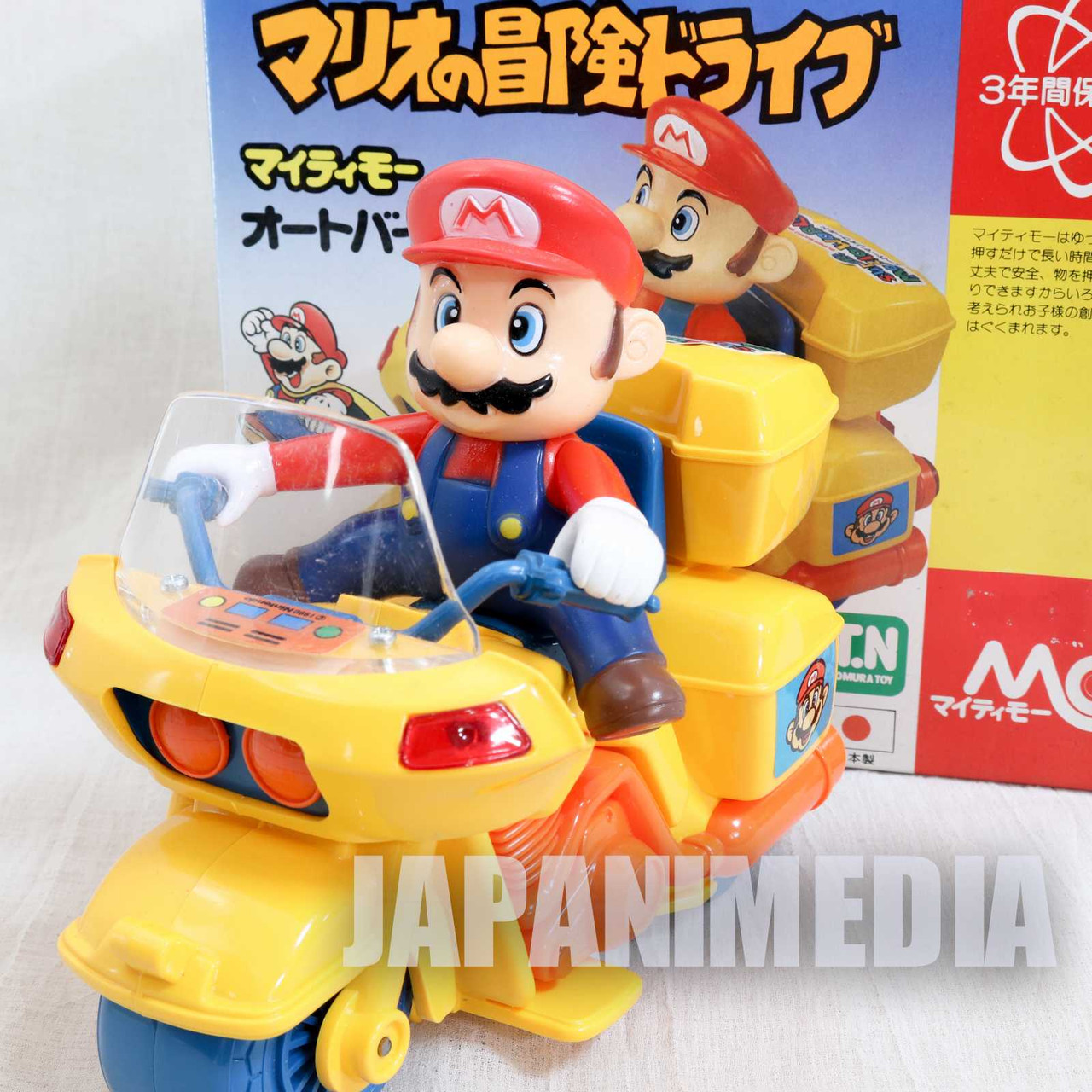 Retro RARE! Super Mario World Mario on Motorcycle Figure Nomura Toy ...