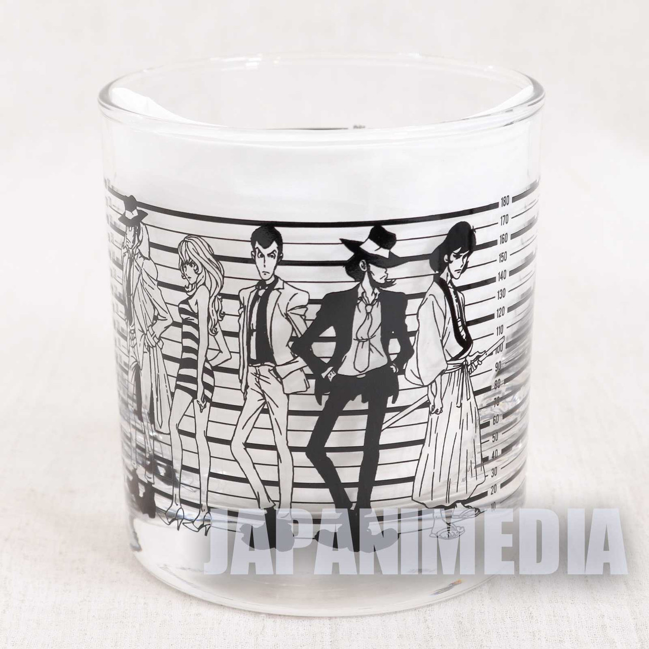 Lupin the Third (3rd) Rock Glass Lupin Jigen Goemon Fujiko Zenigata ver ...