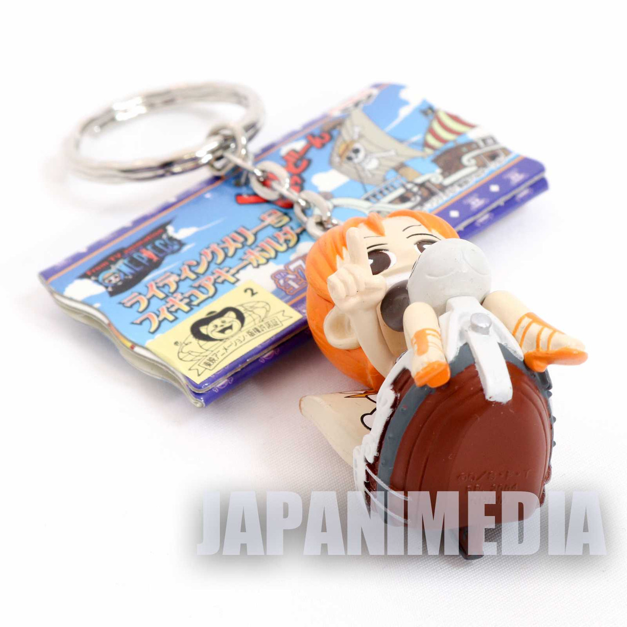 One Piece Nami Riding Going Merry Ship Figure Keychain JAPAN ANIME ...