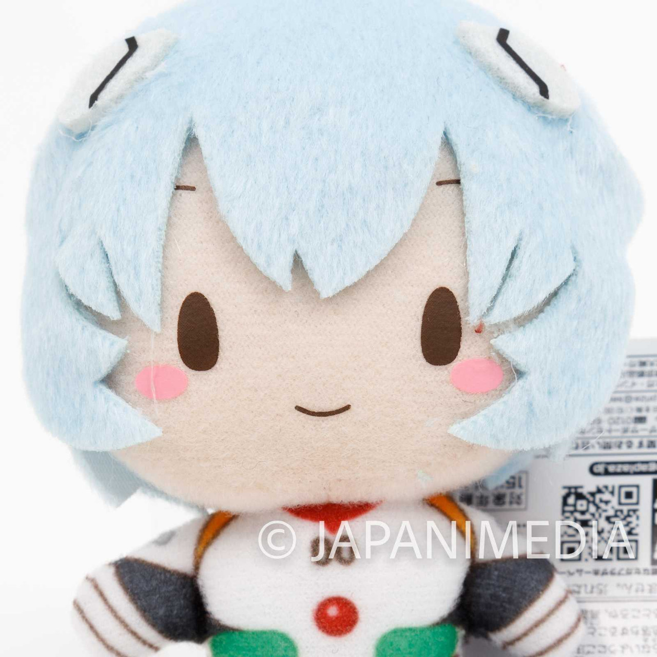 Evangelion Rei Ayanami Plug Suit Mini Plush Doll SEGA JAPAN ANIME MANGA ...
