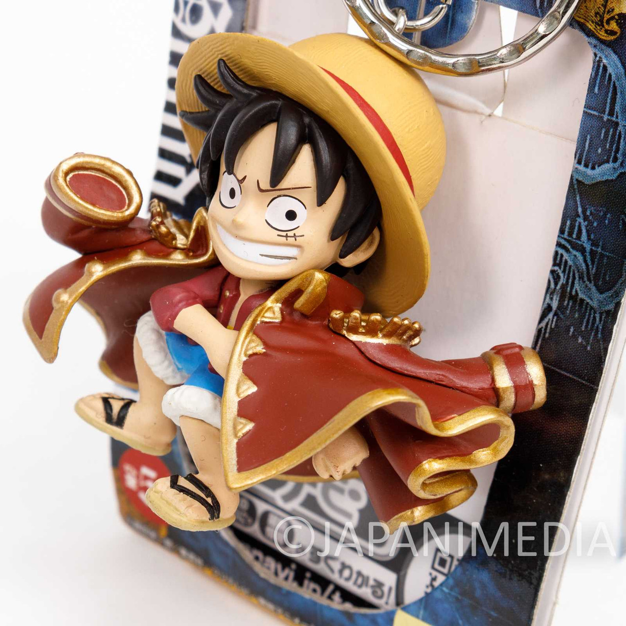 One Piece Grand Crew Monkey D Luffy Figure Keychain Banpresto JAPAN ...