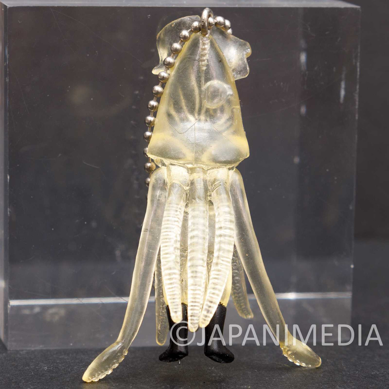 RARE Ika Calamari Wrestler Movie Figure Keychain Transparent ver. JAPAN ...