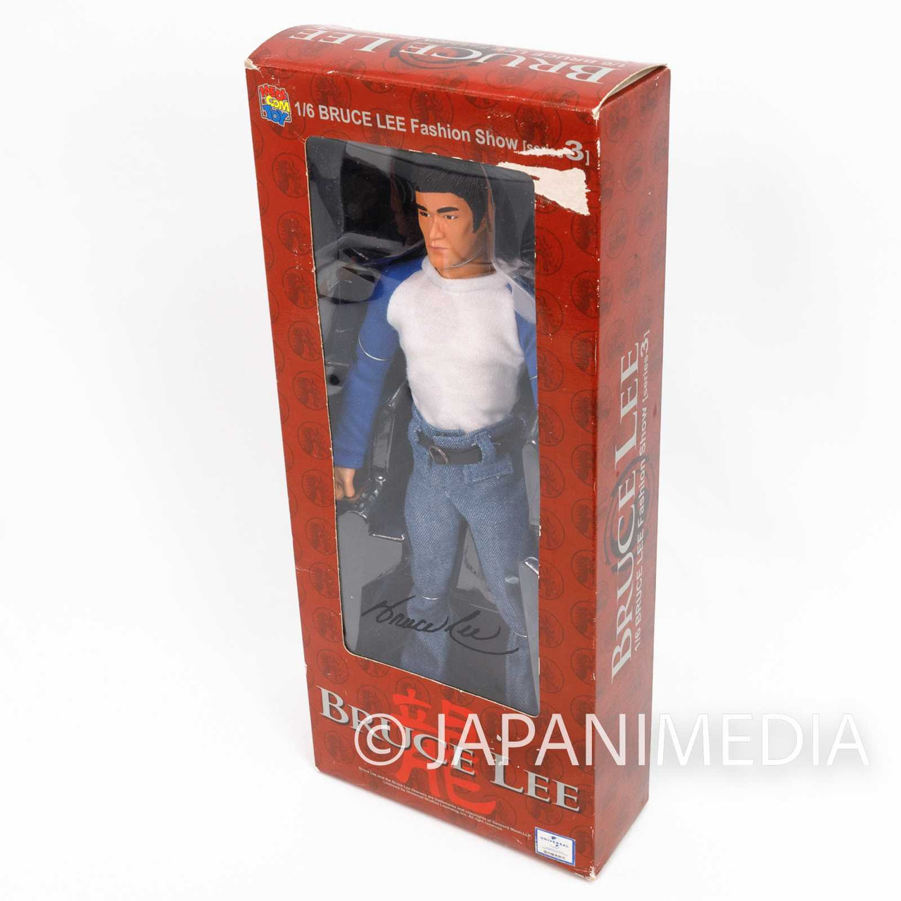 BRUCE LEE 1/6 Fashion Show Figure Blue Jeans Medicom Toy JAPAN KUNG FU ...