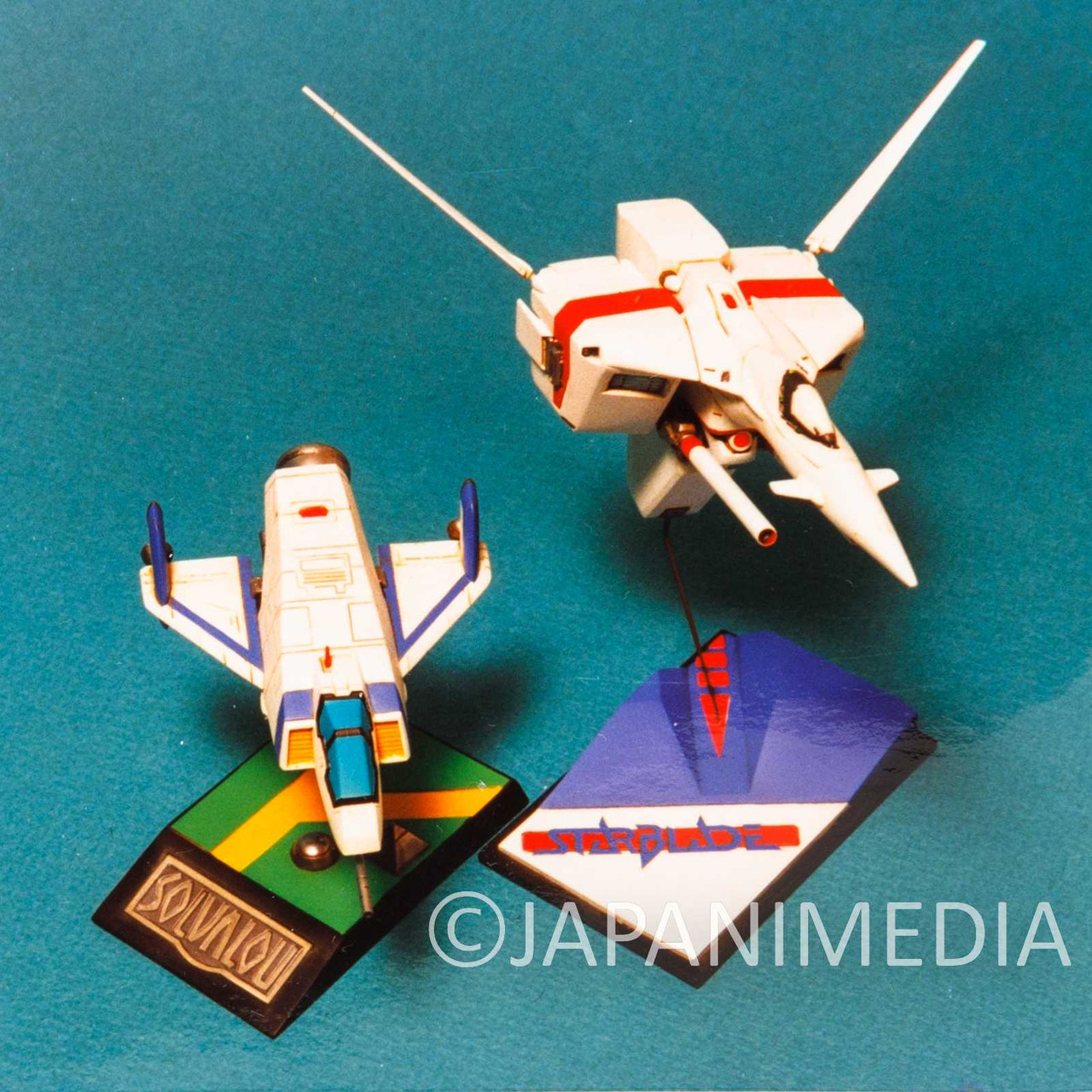 Retro RARE! Xevious Solvalou & Starblade Resin Cast Model Kit Volks ...