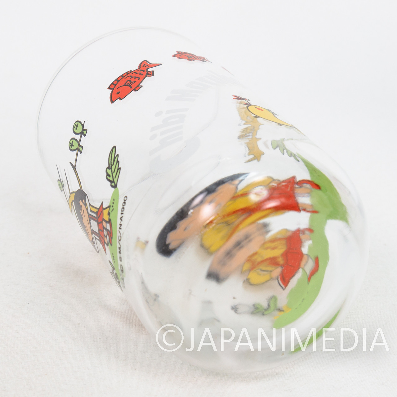 Retro RARE! Chibi Maruko Chan Glass Japanimedia Store