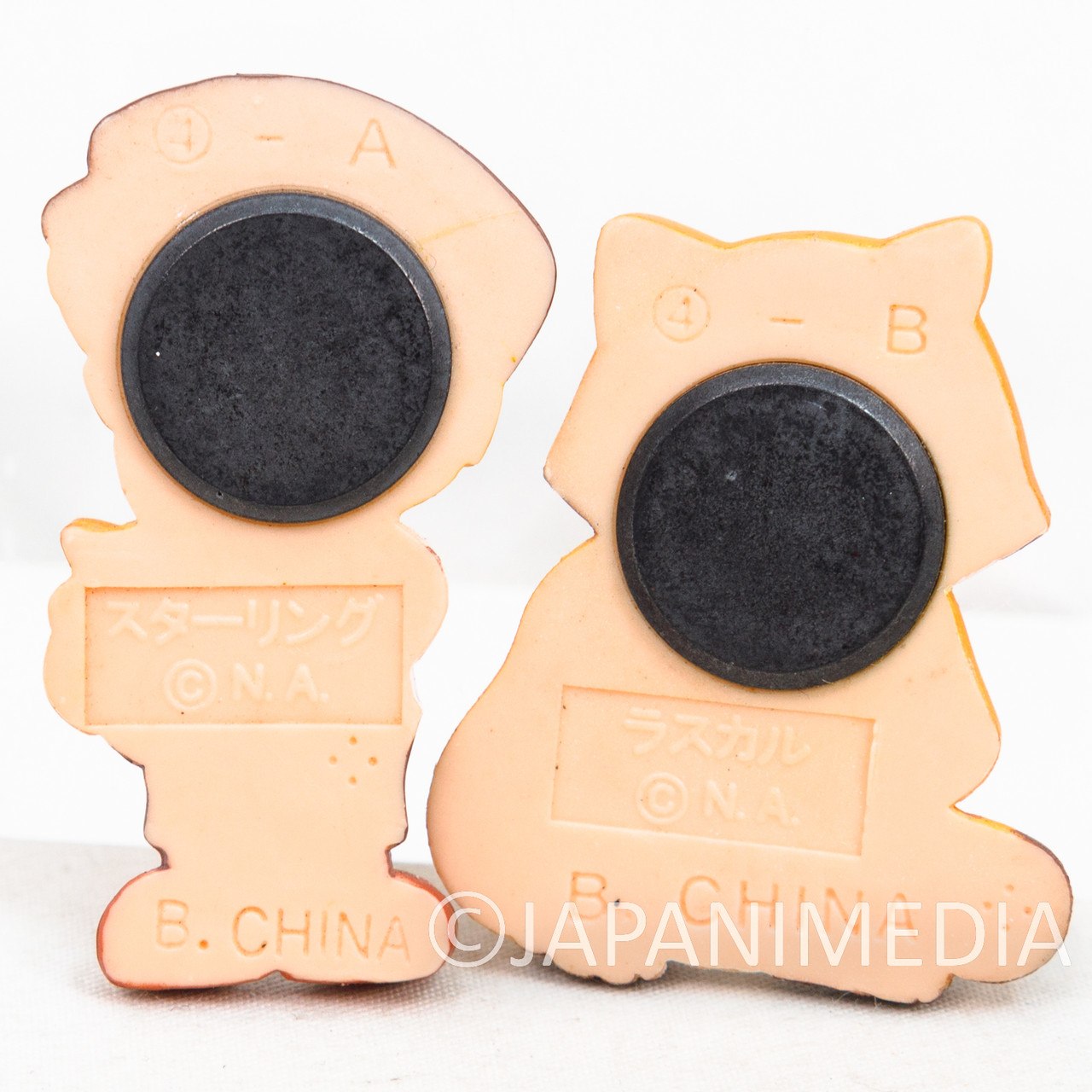 Rascal the Raccoon Mascot Magnet 2pc Set Rascal/ Sterling North/ JAPAN ...