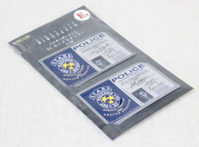 RESIDENT EVIL Biohazard Card Type Sticker Set Capcom 2 JAPAN GAME ...