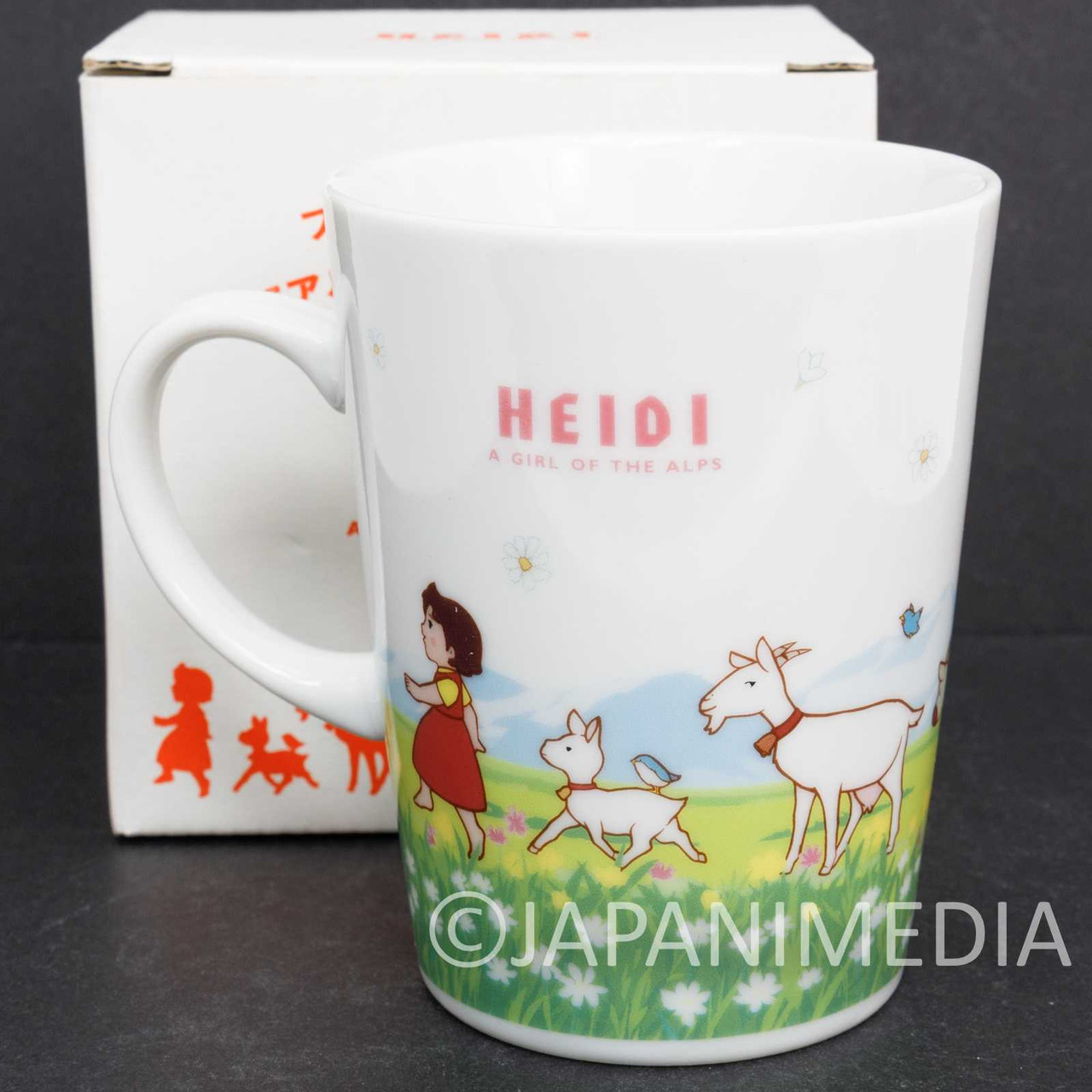 Heidi Girl of the Alps MUG Heidi & Peter & Josef & Goats JAPAN ...