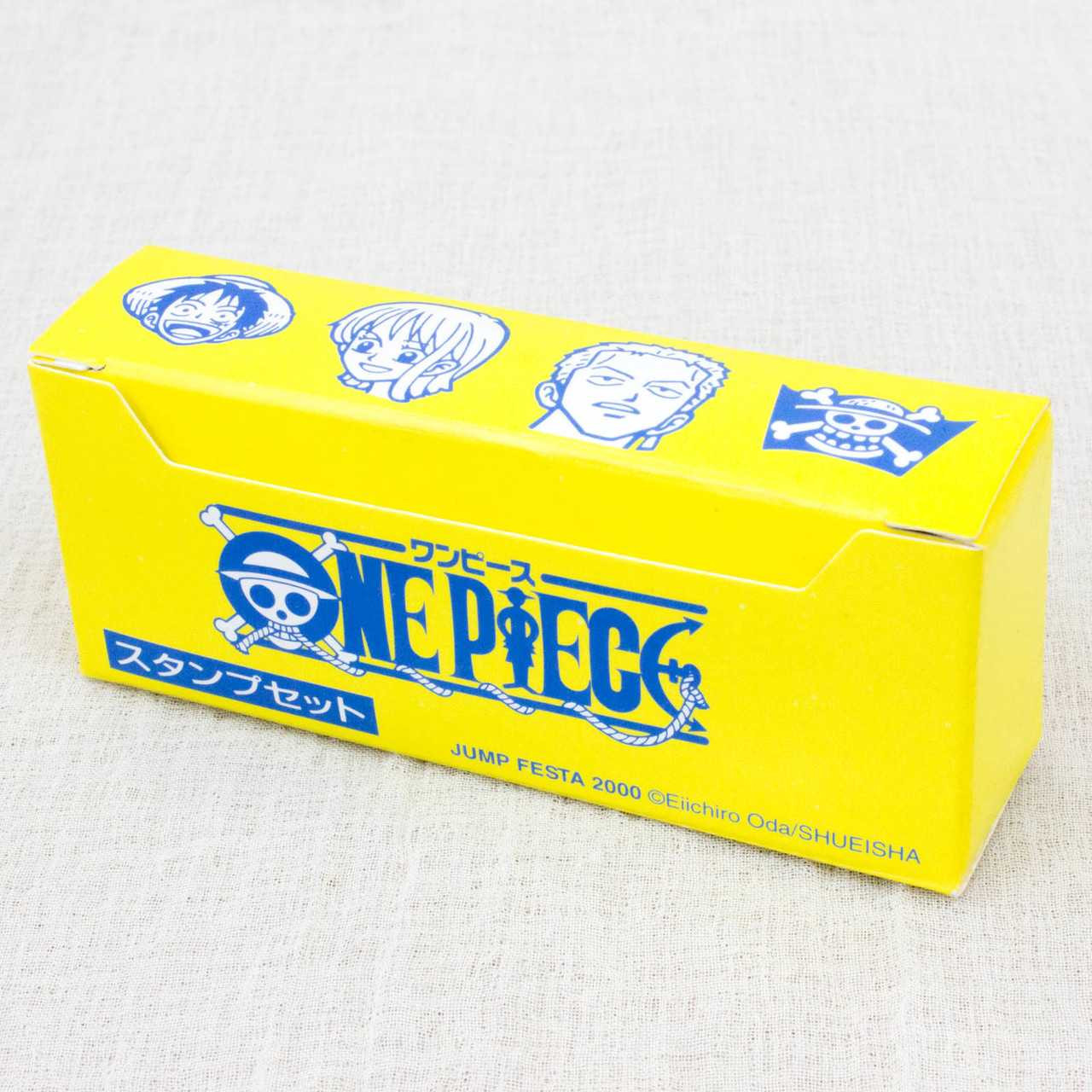 One Piece Stamp 4pc Set Luffy Nami Zoro JUMP FES 2000 JAPAN ANIME MANGA ...