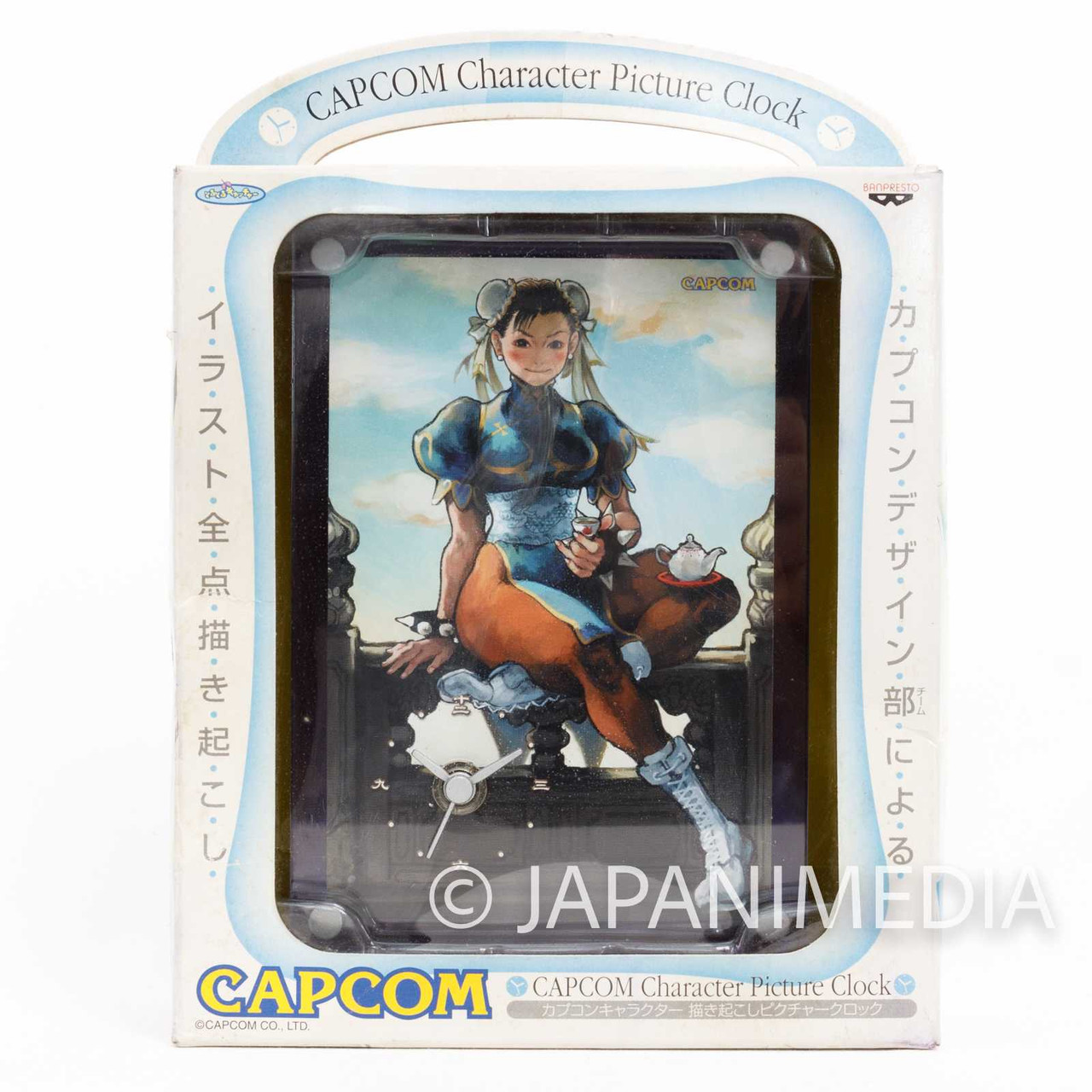Capcom Character Picture Clock Causing draw Illustration Chun Li JAPAN ...