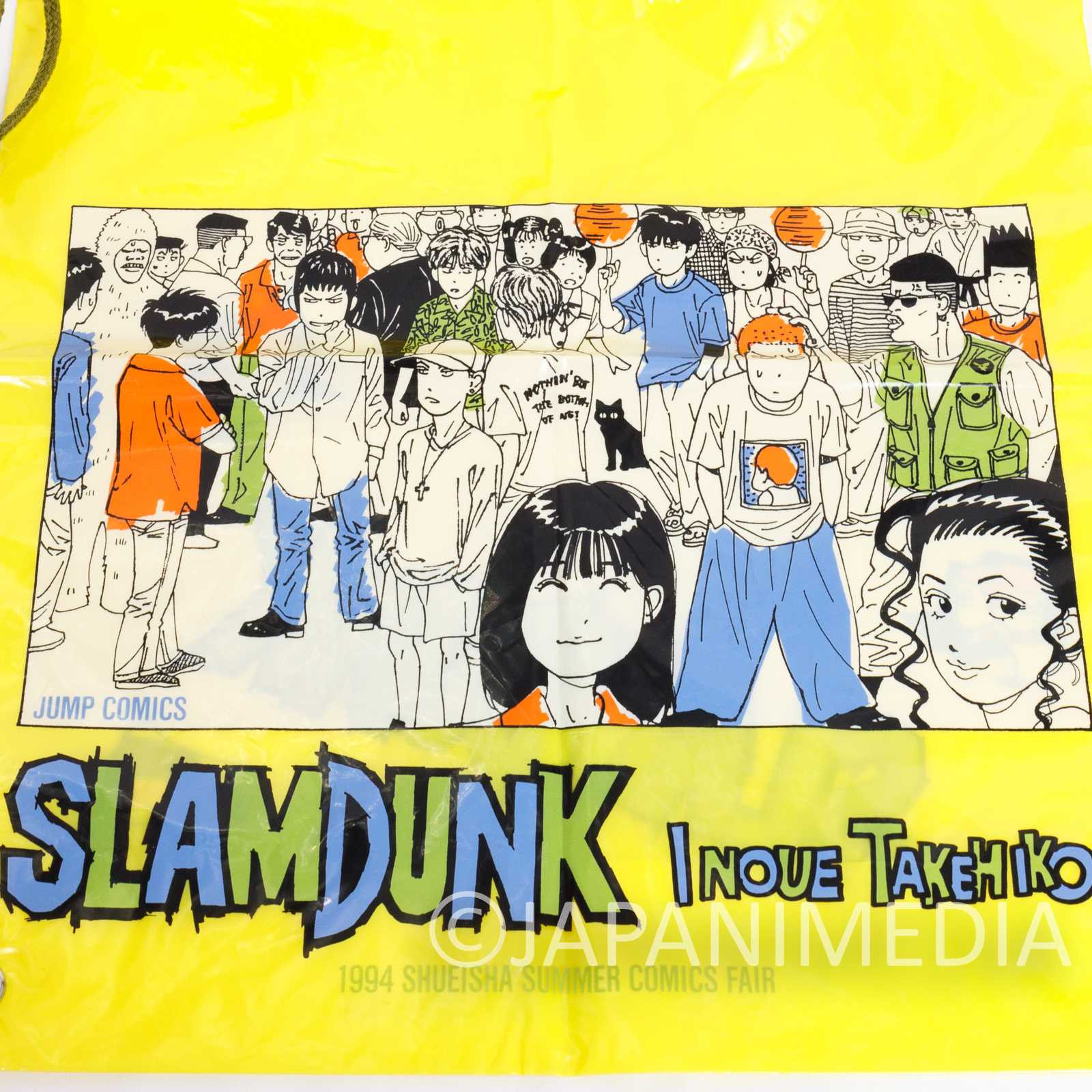 Retro RARE! SLAM DUNK Vinyl Bag 1994 Shueisha Summer Comics Fair Shonen ...