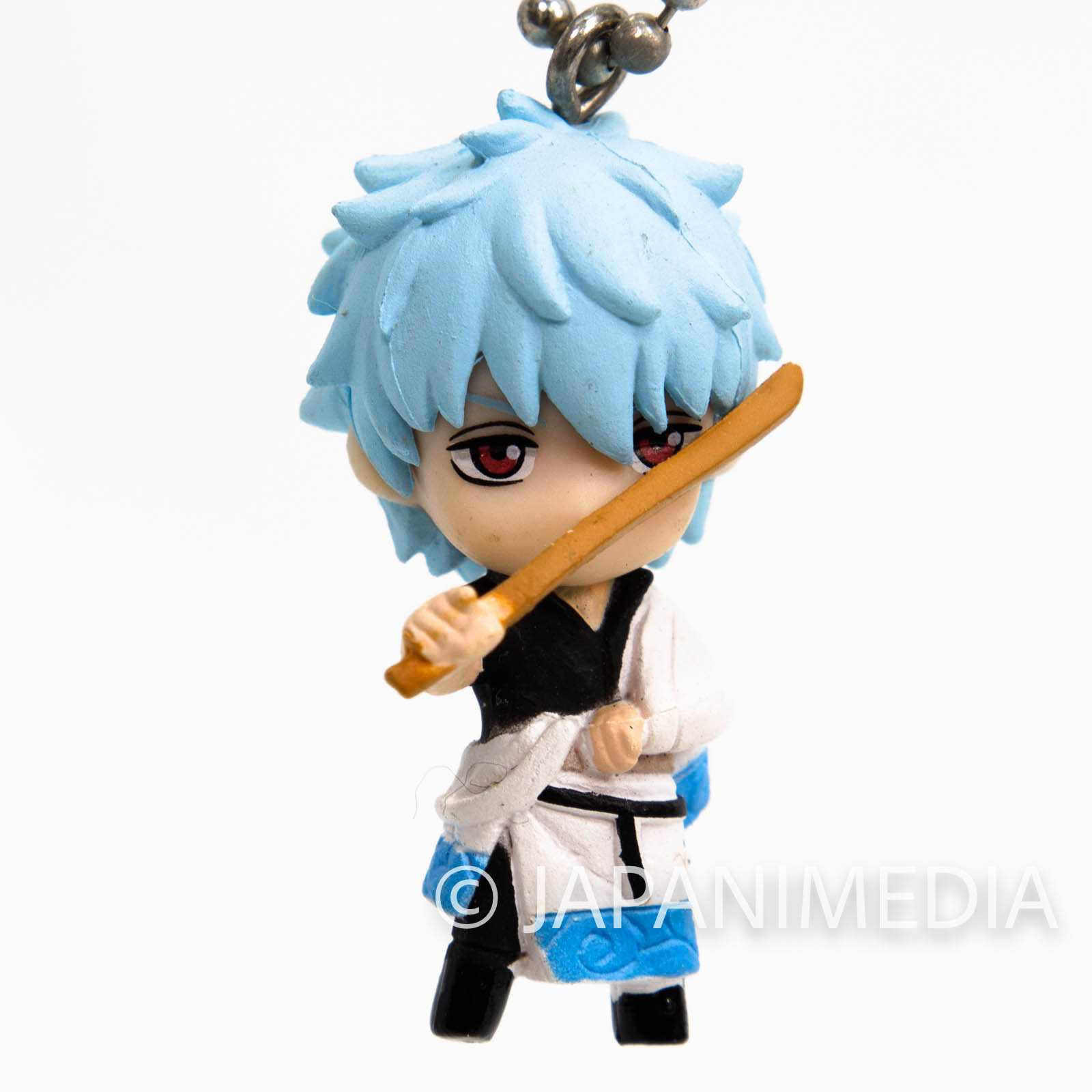 RARE! Gintama Gintoki Sakata + Shonen Jump Magazine Figure Ballchain ...