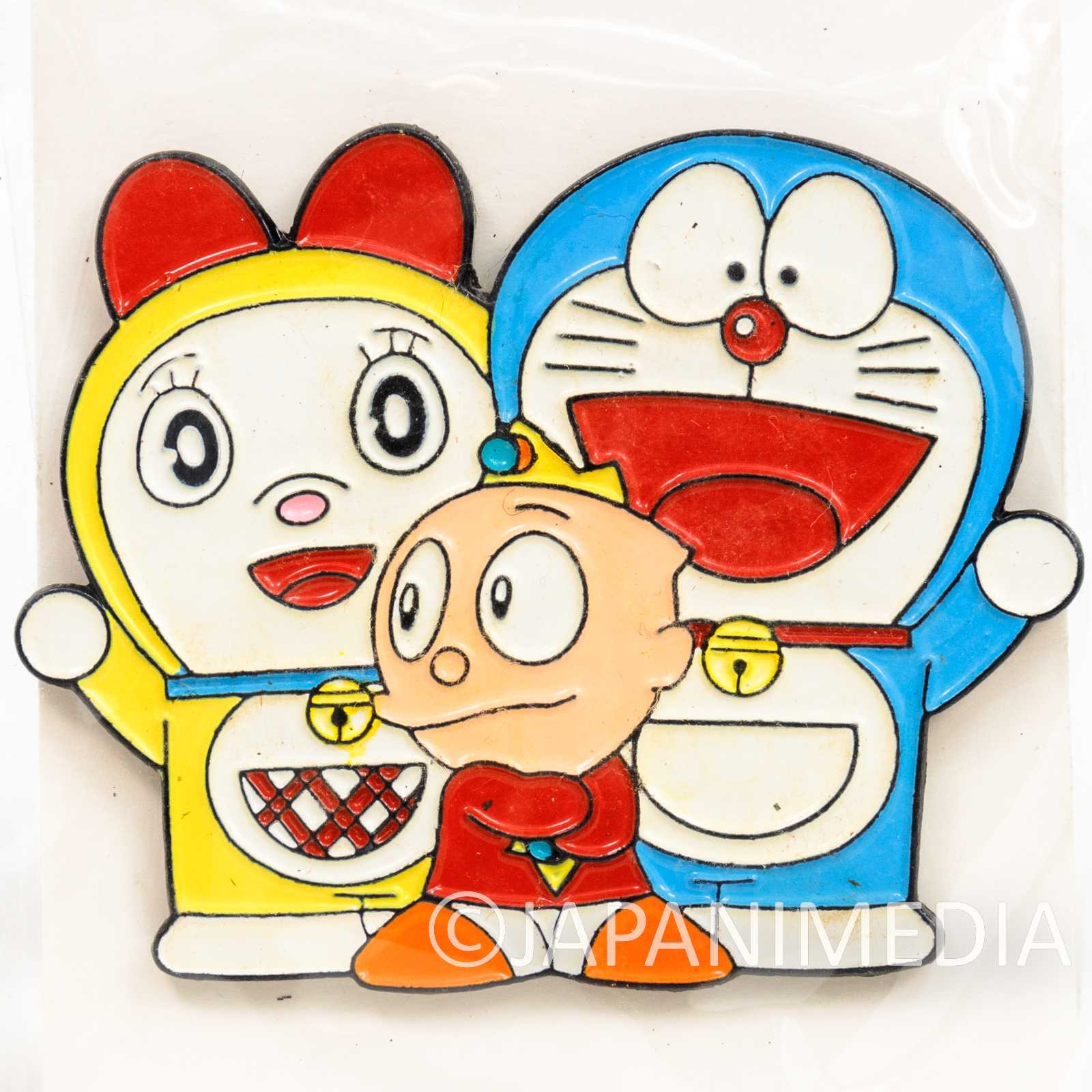 Retro RARE! Doraemon Dorami & Umeboshi Denka Metal Pins Japanimedia Store