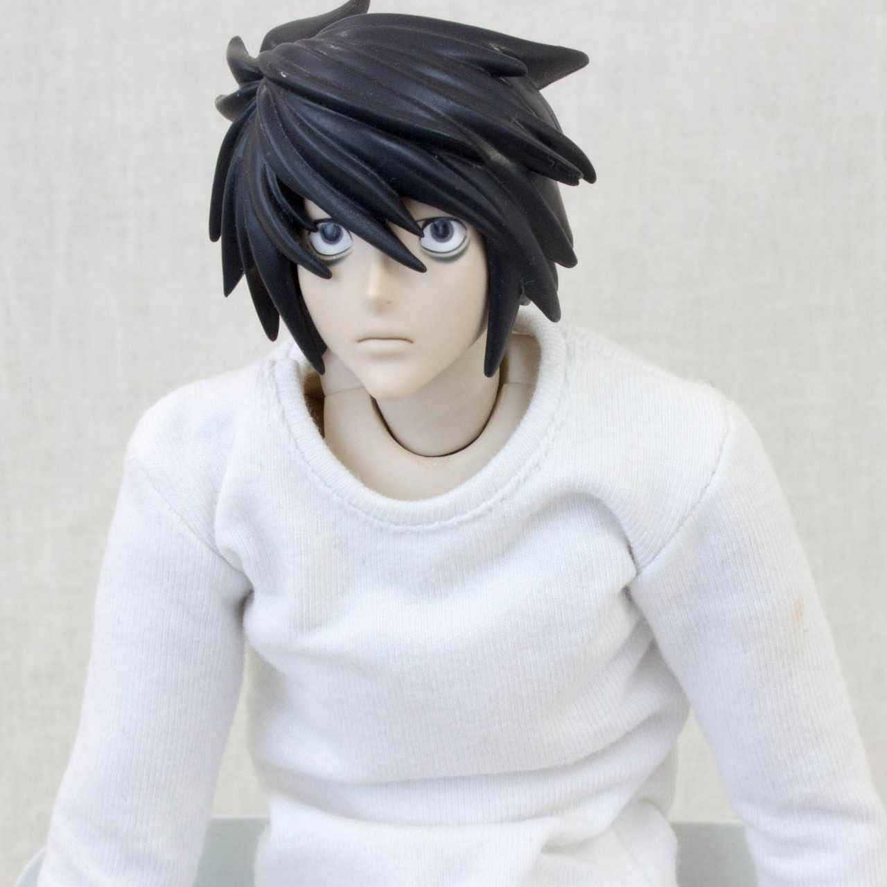 RARE! Death Note L Ryuzaki Polyresin Figure Craft Label Jun Planning ...