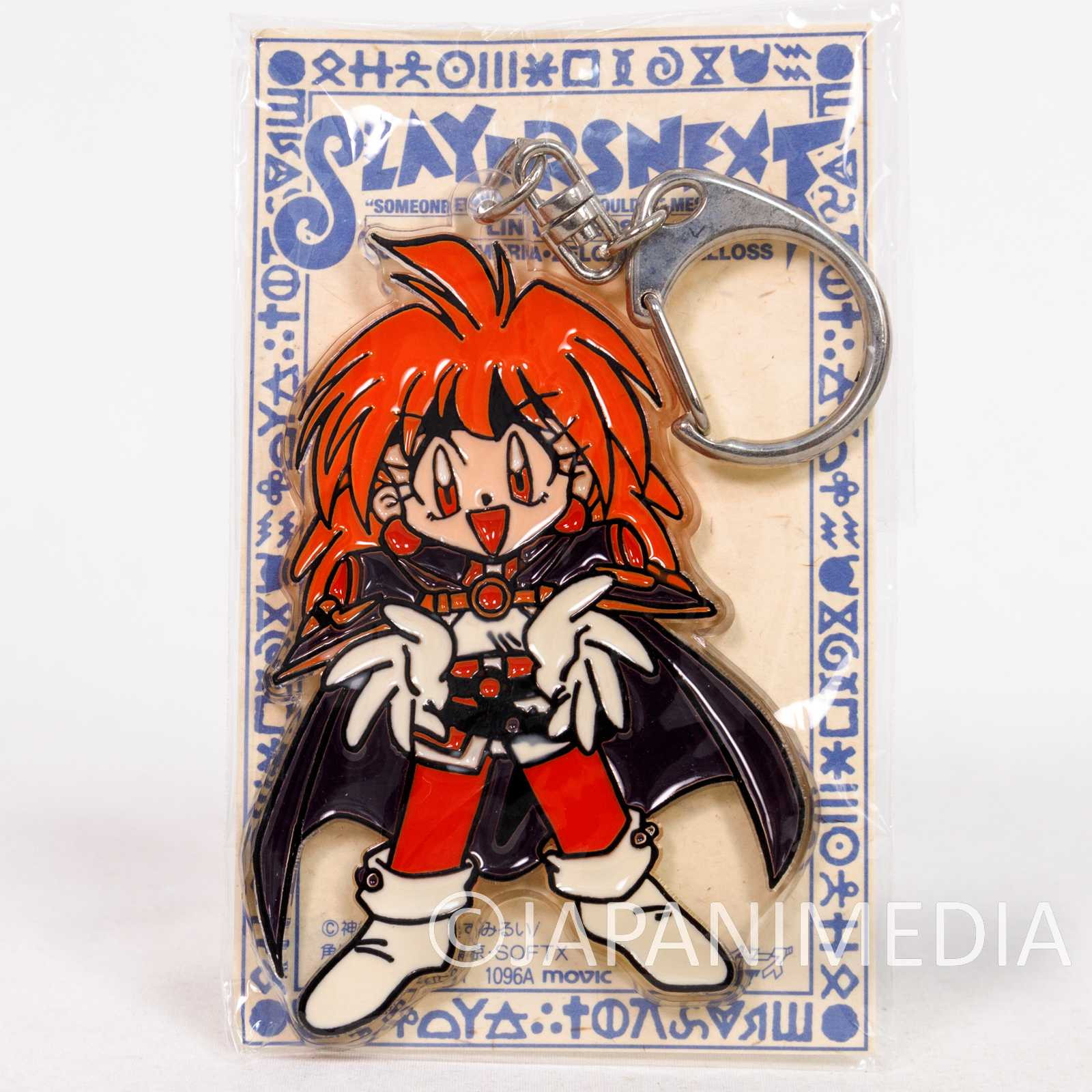 RARE! Slayers Try Lina Inverse Fastener Mascot Metal Charm Movic JAPAN ...