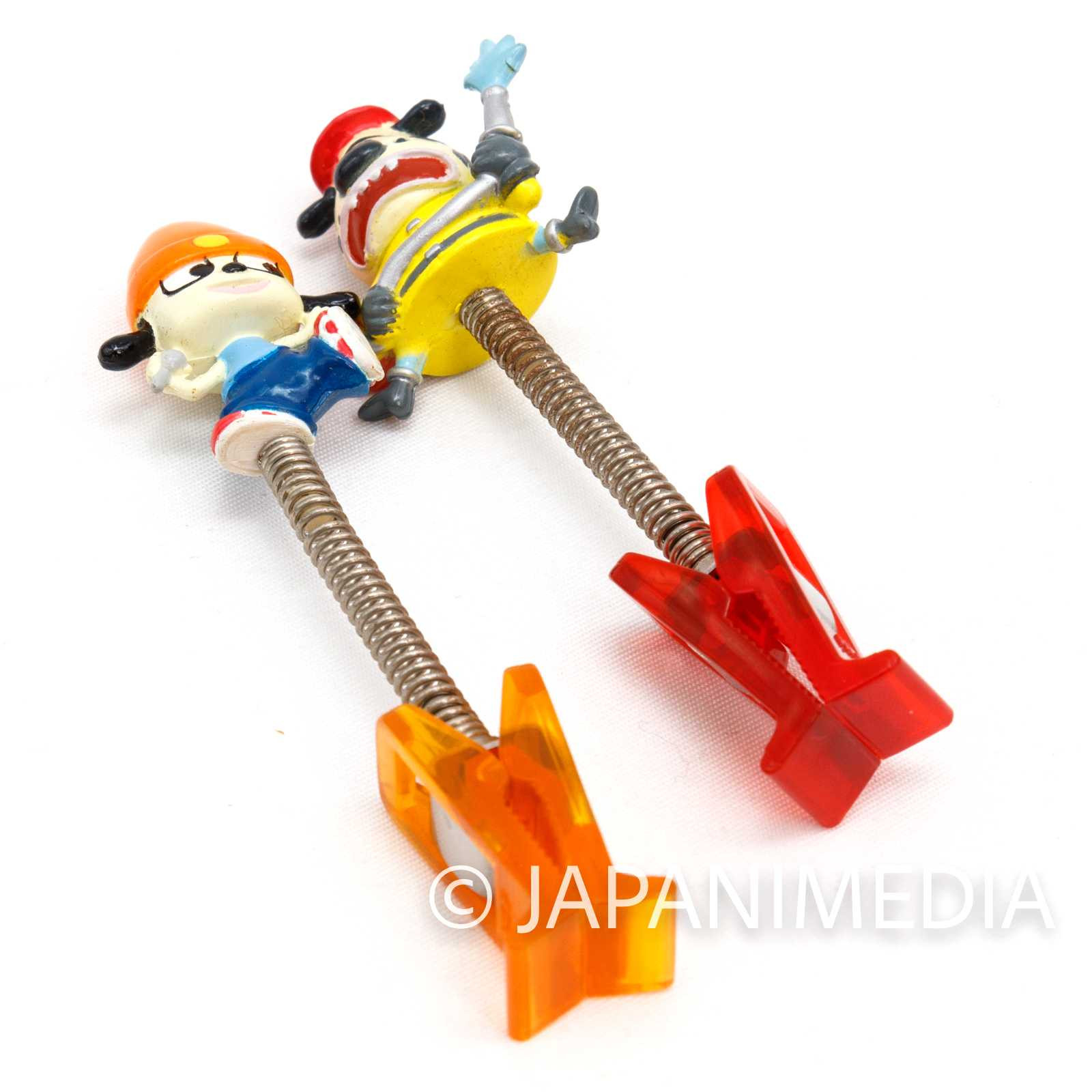 Parappa The Rapper Parappa & Chief Puddle Figure Memo Clip JAPAN GAME ...