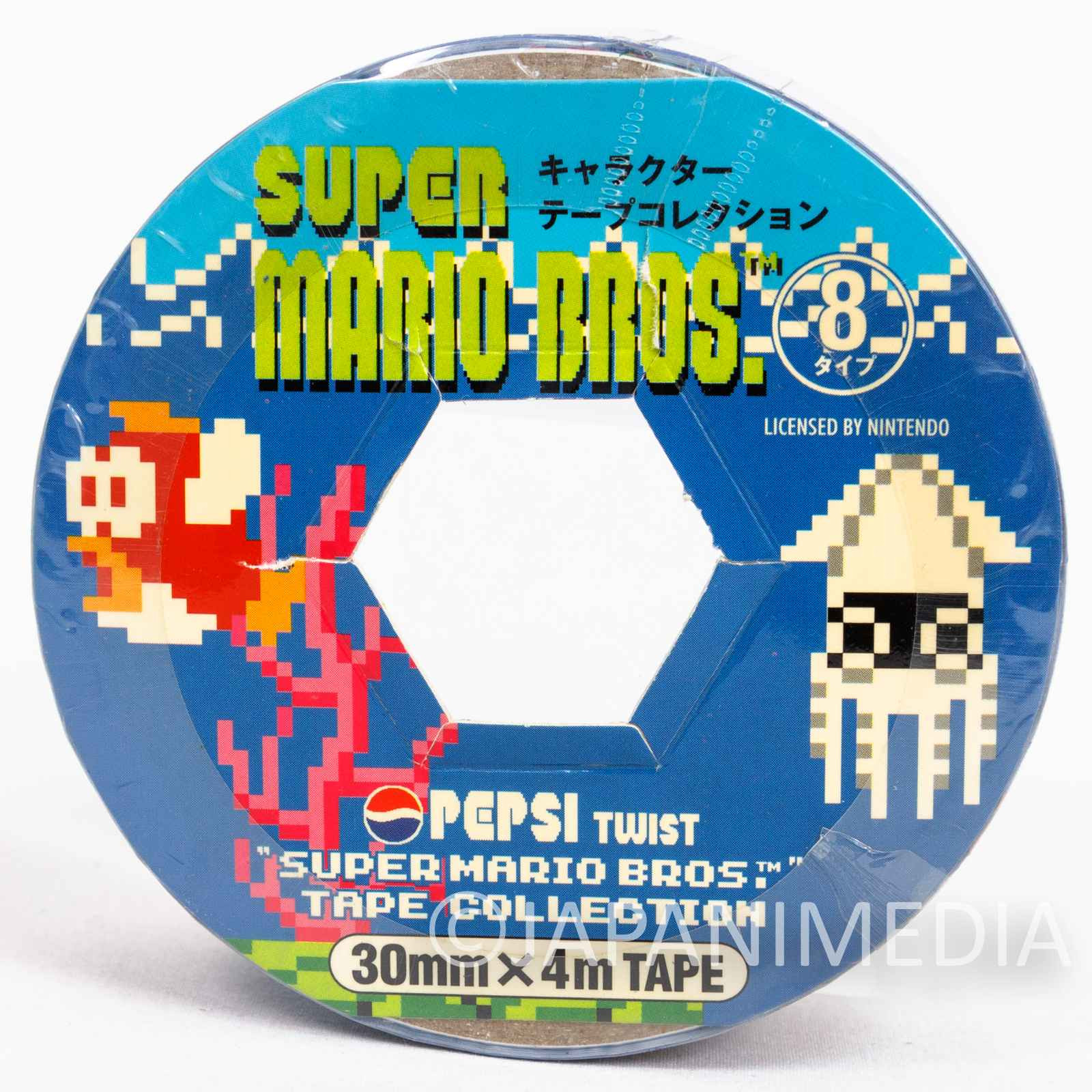 Super Mario Bros. Character Tape Collection Normal Ver. PEPSI JAPAN ...